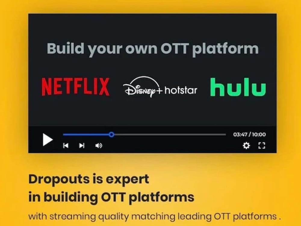 A complete OTT platform with iOS and Android Apps | Upwork