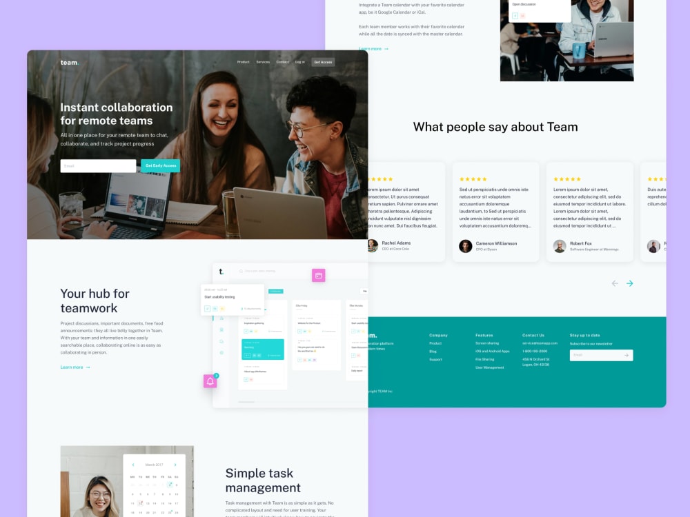 A modern and user-friendly design for your website on Figma | Upwork