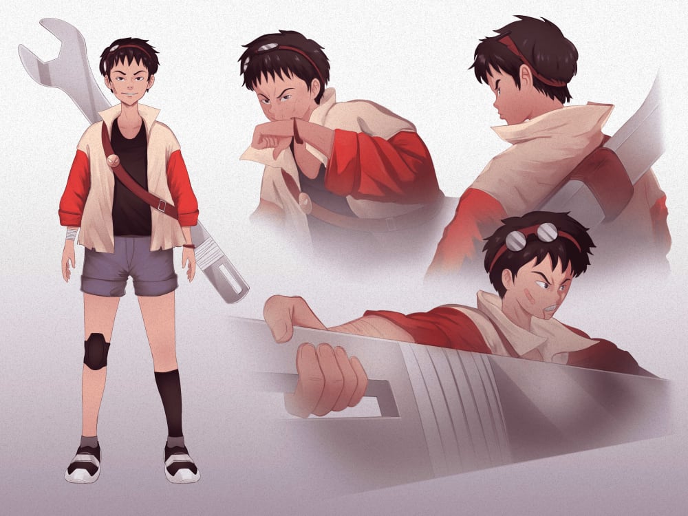 A high-resolution character design illustration | Upwork