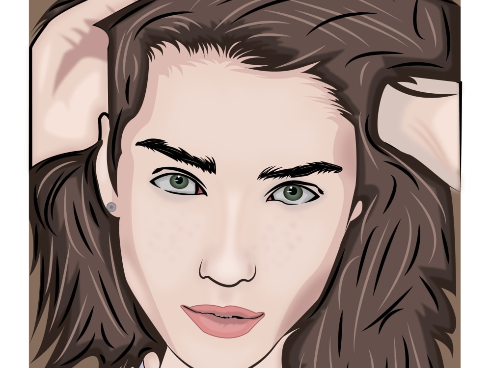 Mesmerizing custom vector Portraits. | Upwork