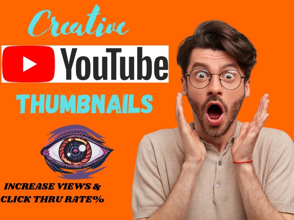Creative, unique and amazing youtube thumbnails | Upwork