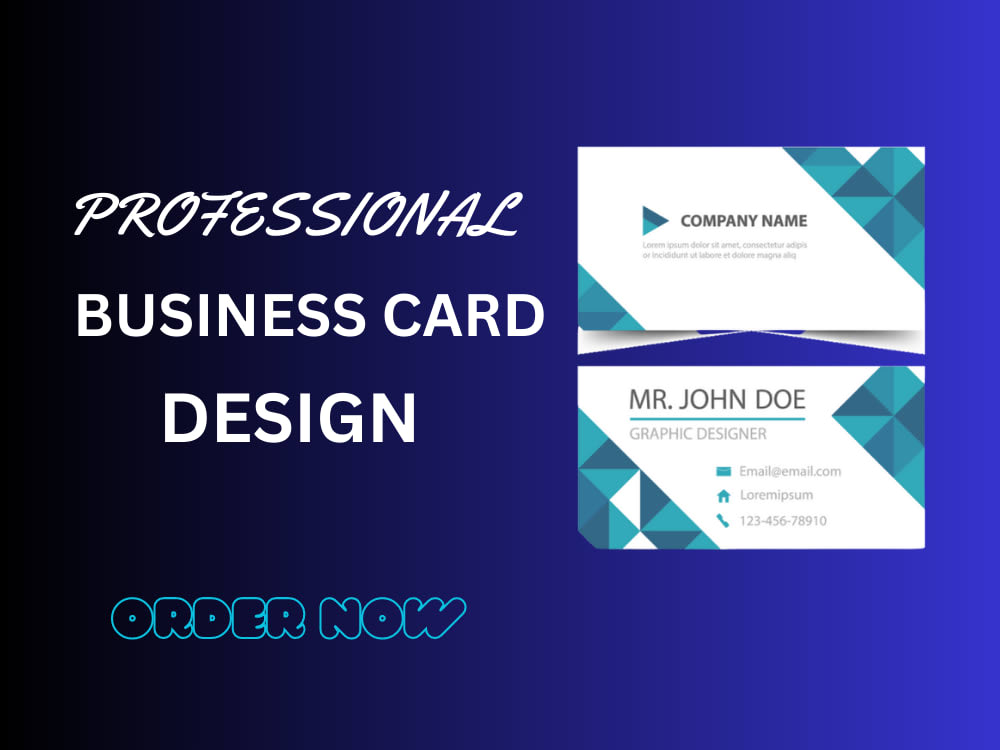 Professional elegant and stylish business card design | Upwork