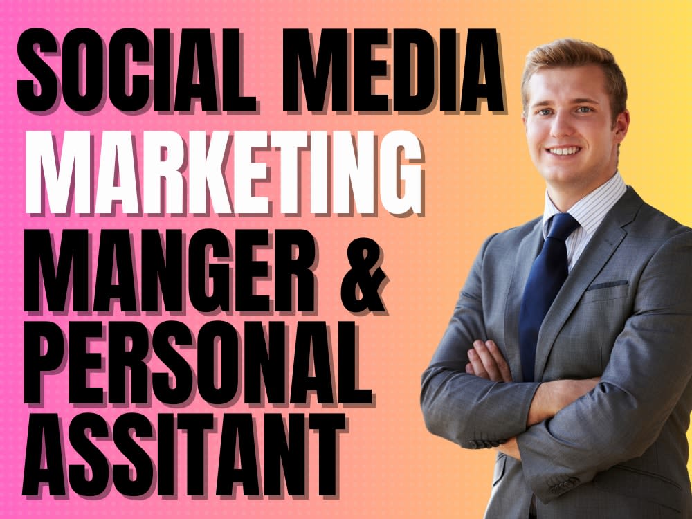 Social media marketing manager and personal assistant | Upwork
