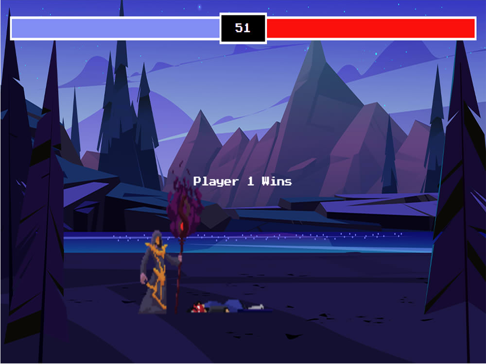 Dynamic 2D Brawler: Unleash the Duel with Dual Characters | Upwork