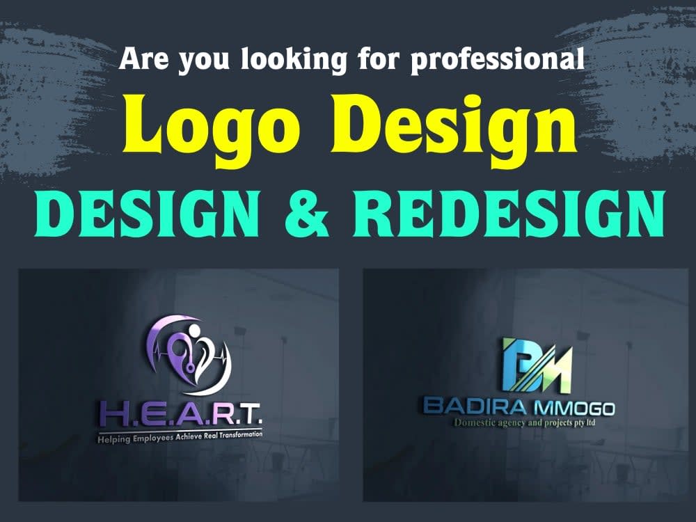 A custom, professional and unique logo design | Upwork