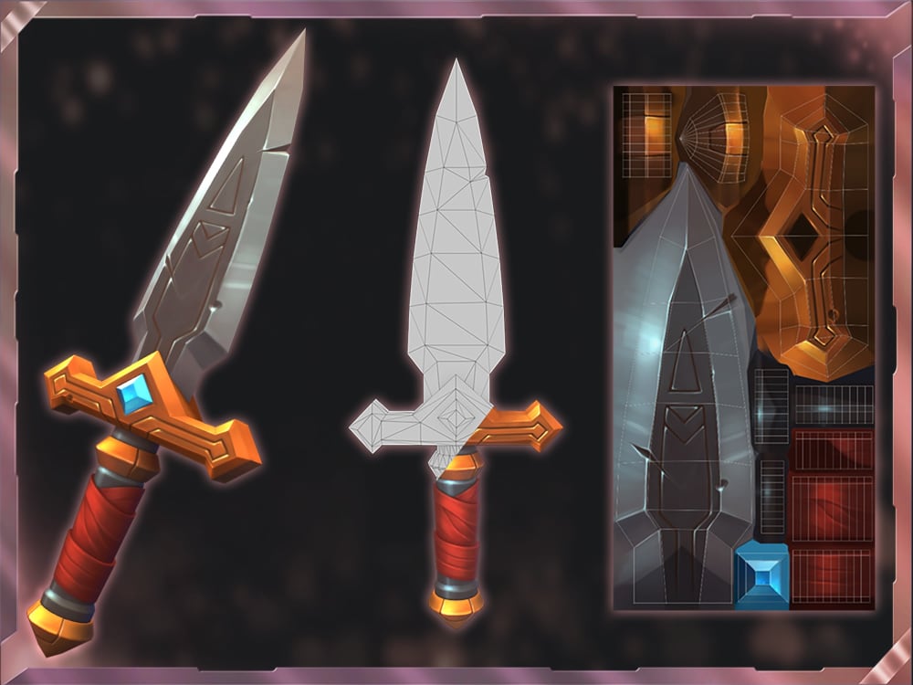 Stylized handpainted textured props for games | Upwork