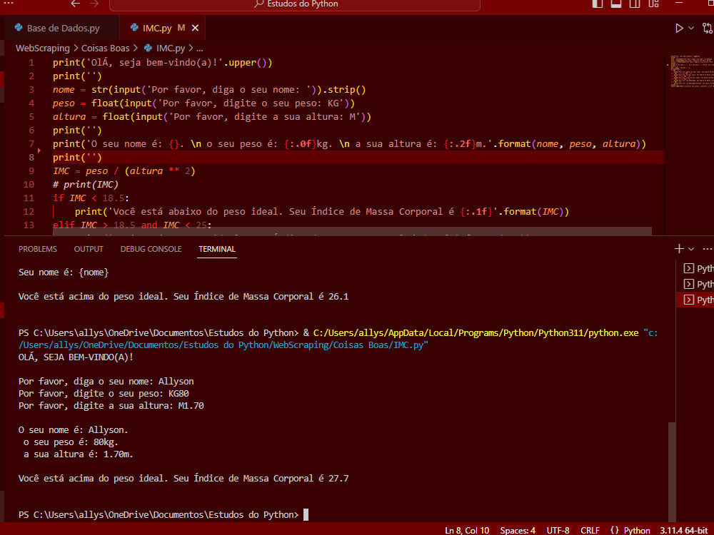 Professional Python Project for scripts, data entry or fix | Upwork