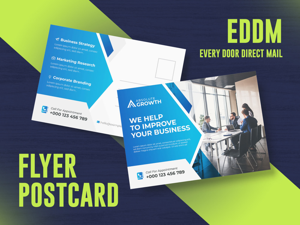 A Premium Postcard, EDDM, Direct Mail, Invitation Card Design | Upwork