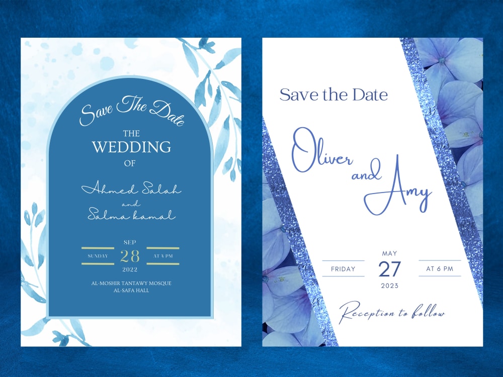 Unique Card for any occasion (Wedding Invitation, Birthday, Greeting ...