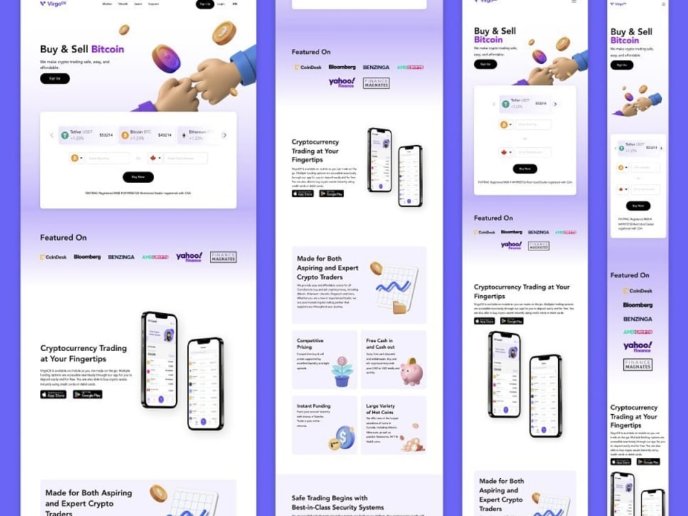 A fully customize Webflow responsive website | Upwork