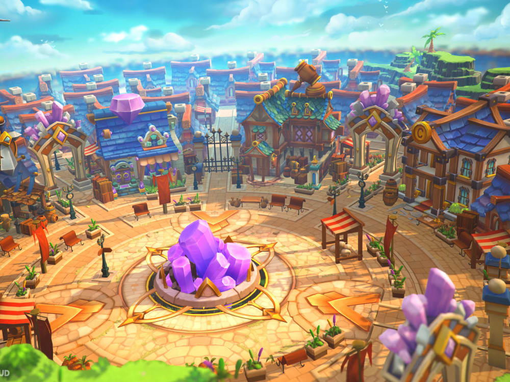 Low poly unity 3d environment for game level | Upwork