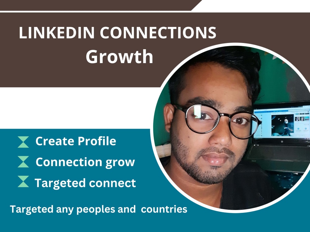 Growth Your Linkedin Qualified Real Targeted Connection Upwork