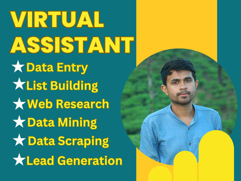 Virtual assistant for data entry, web research, scraping and typing | Upwork