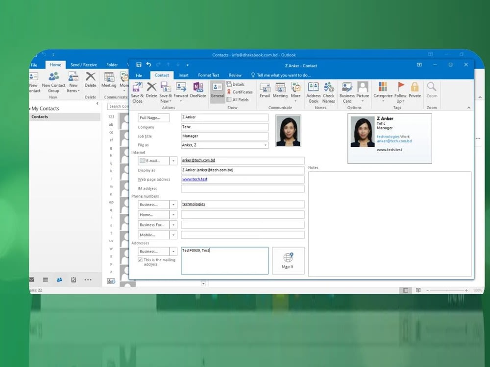 Outlook Contact list in pst | Upwork