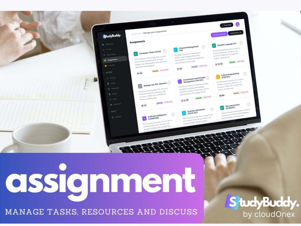 StudyBuddy SaaS - Collaborative Student Productivity Tool | Upwork