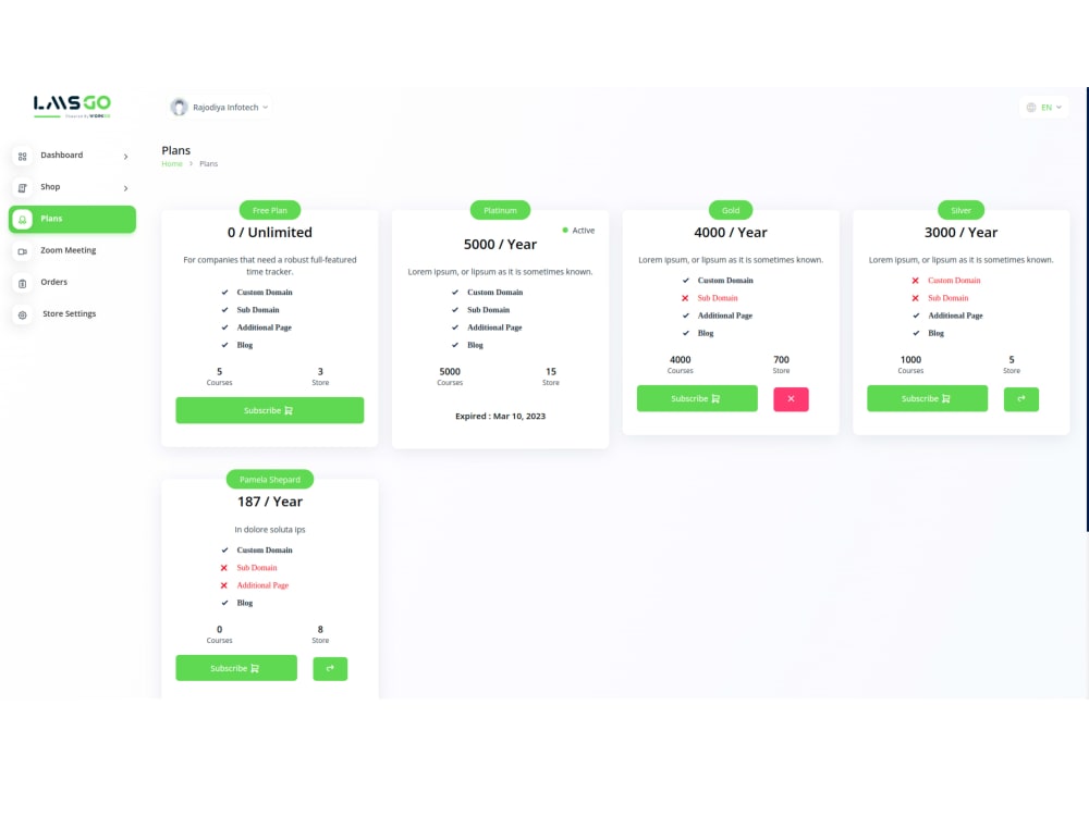 LMSGo SaaS- Learning Management System | Upwork