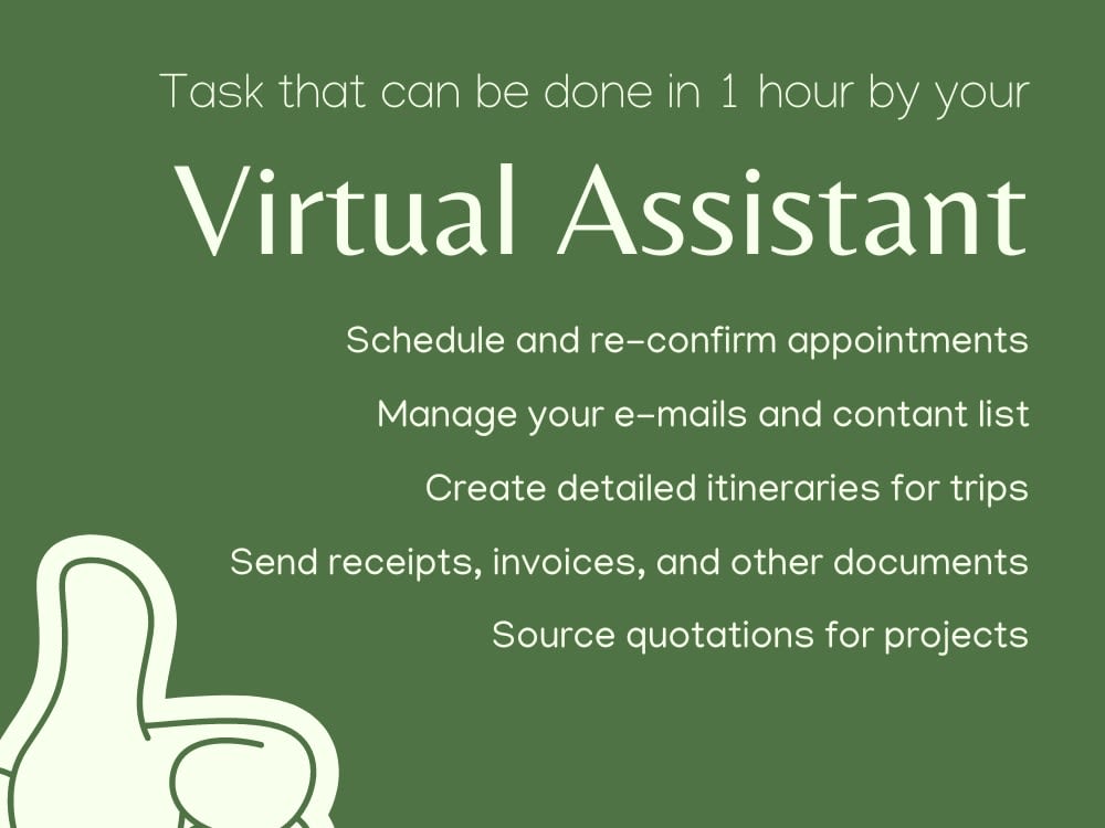 An amazing general virtual assistant work | Upwork