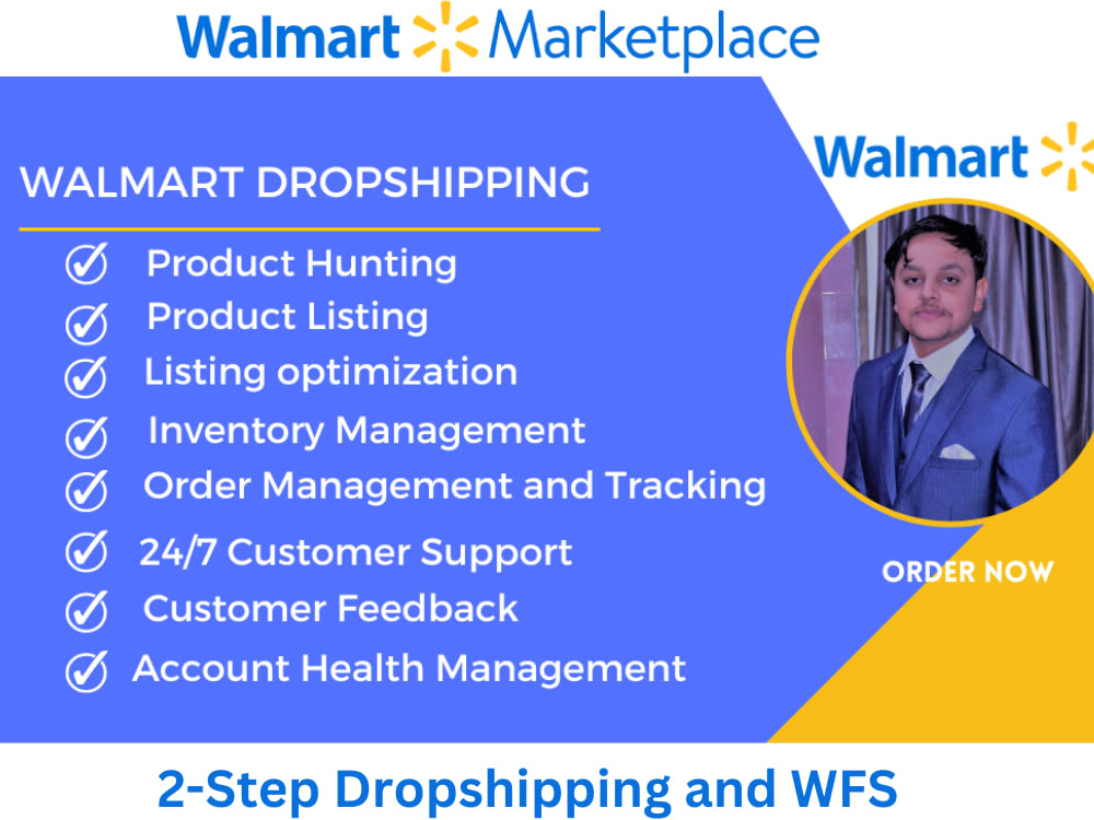 I will manage your Walmart dropshipping and WFS store | Upwork