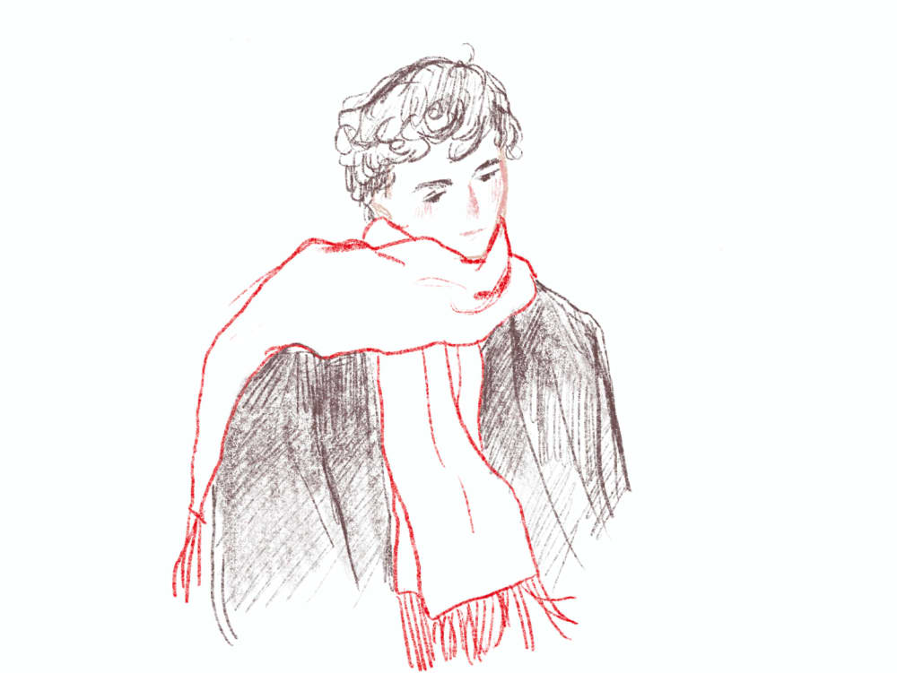 Hand-drawn digital portrait in soft pastel style | Upwork