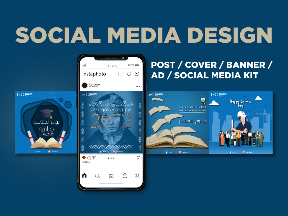 Creative social media designs | Upwork