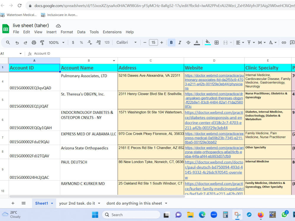 I will be your significant lead generation, excel and data entry ...