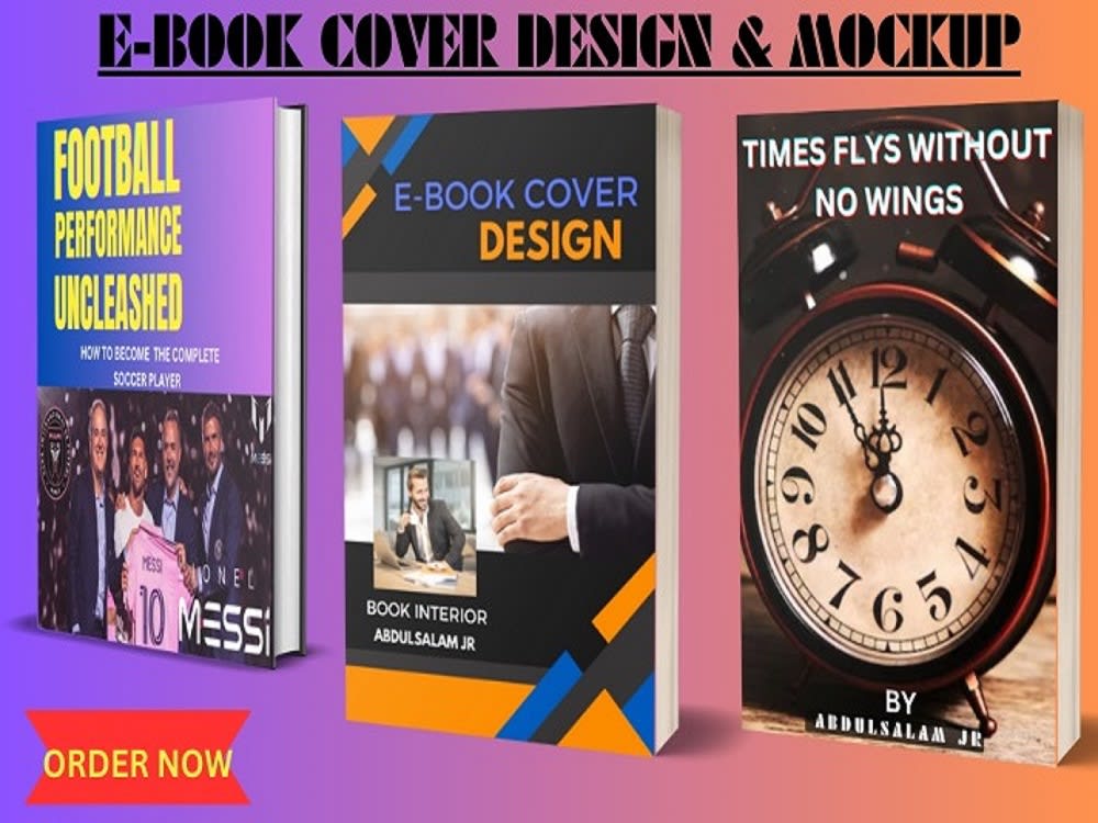 Book cover design, e-book cover design with free 3d mockup | Upwork