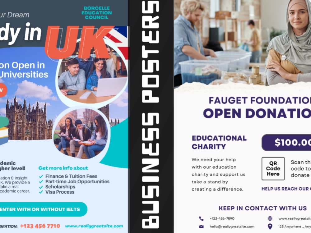 High quality business posters / flyer in no time | Upwork