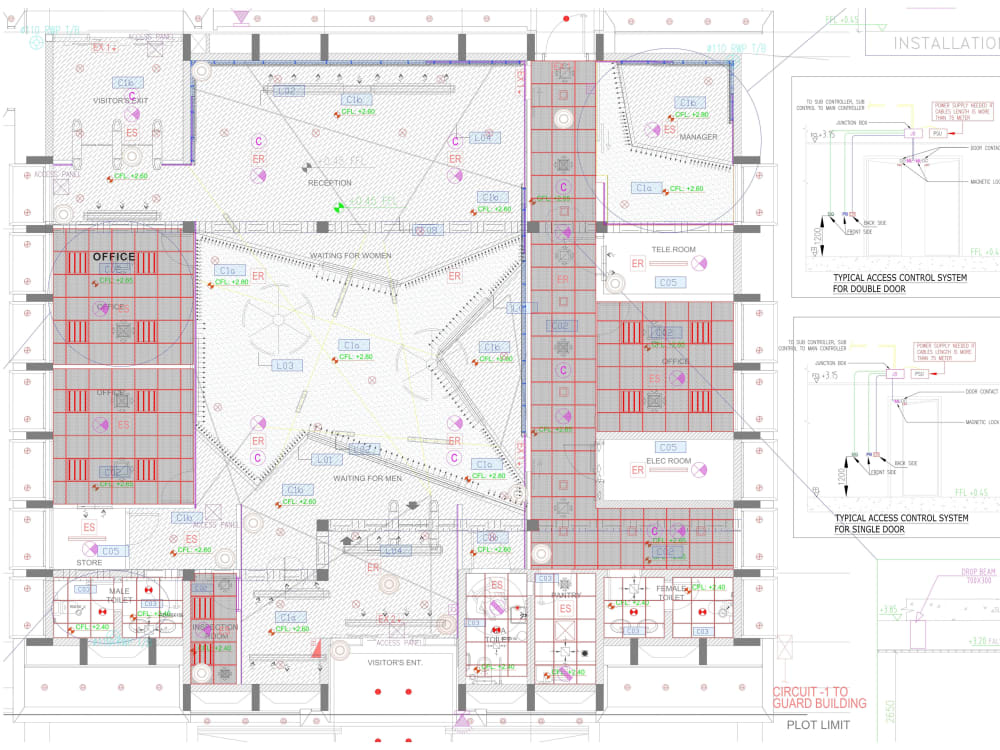 Coordination with a section of MEP service as my 15 years of experience ...