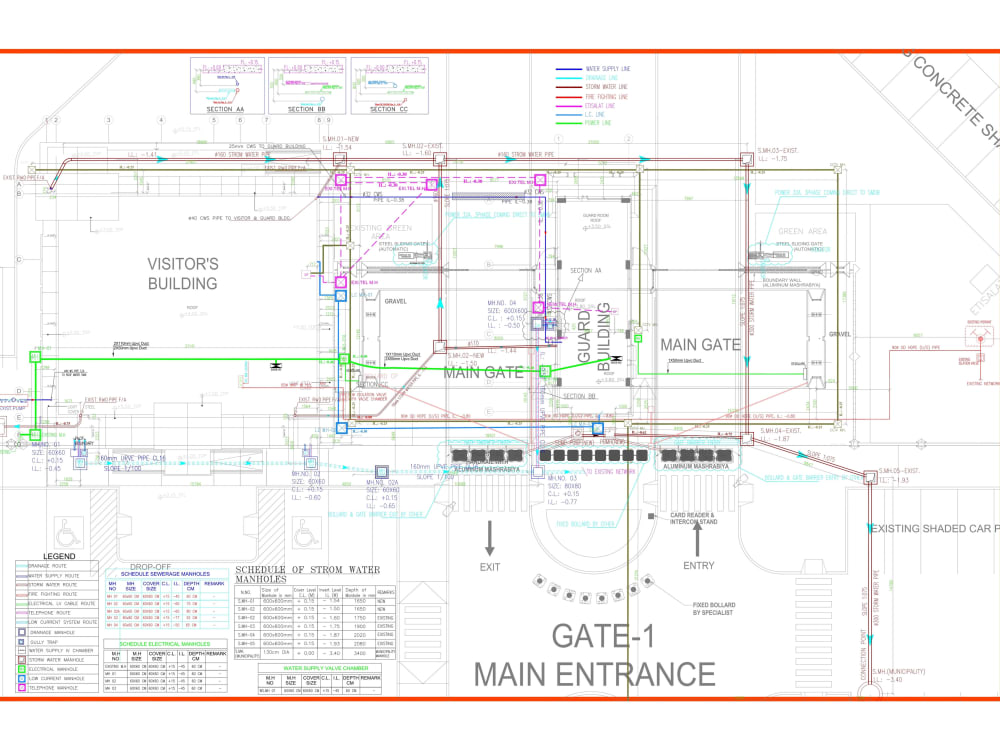 Coordination with a section of MEP service as my 15 years of experience ...