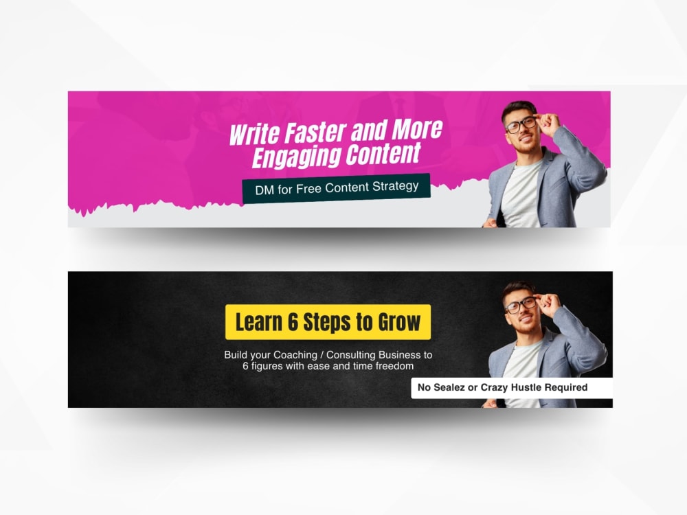 Attractive and Professional Linkedin Banner | Upwork