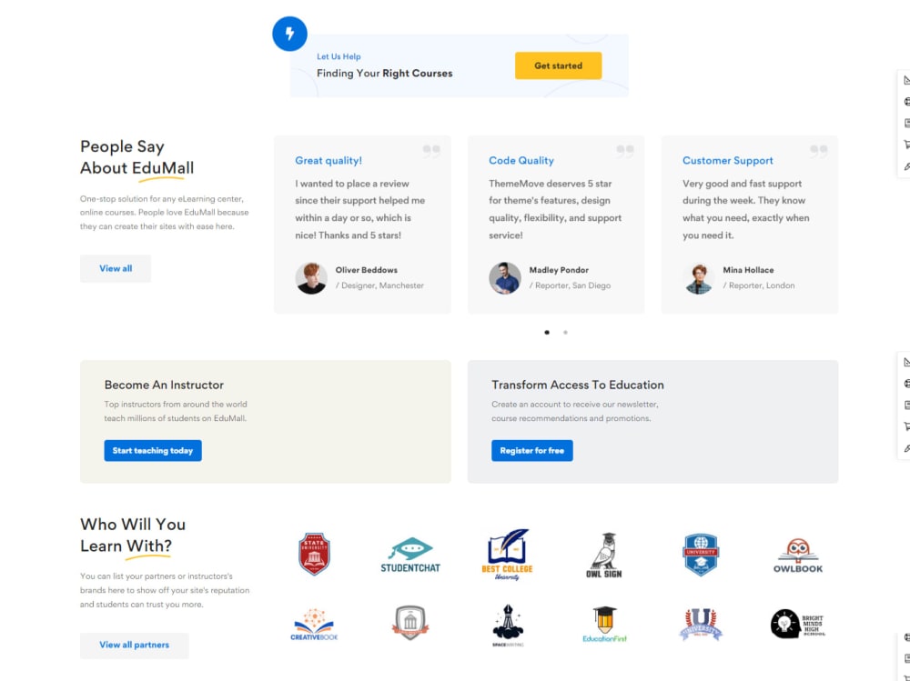 WordPress E-learning course website by Tutor LMS | Learn press | Learn dash | Upwork