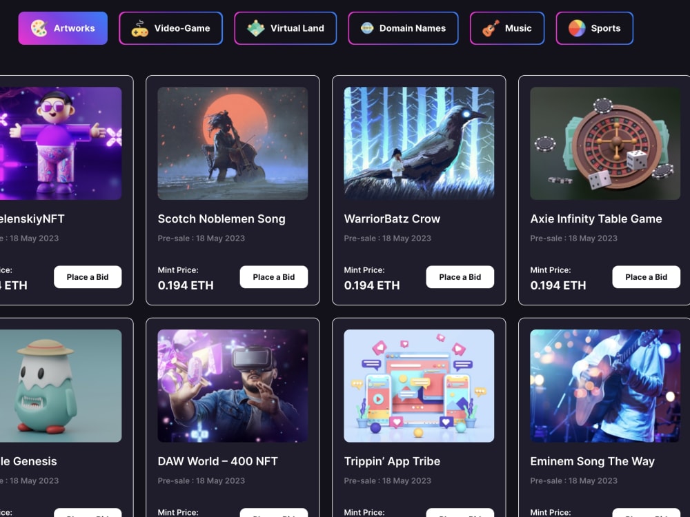 A Complete Nft Marketplace Upwork