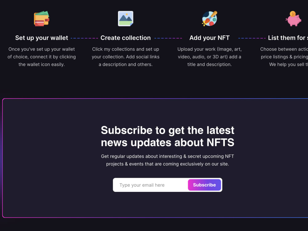 A Complete Nft Marketplace Upwork