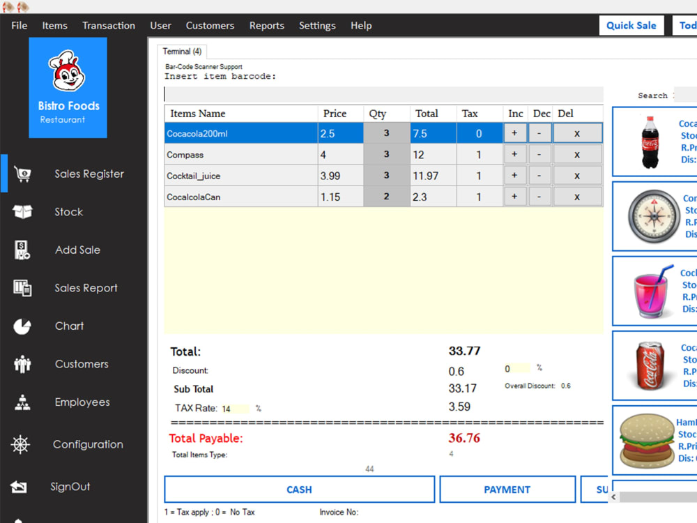A complete point of sale (POS), ERP, inventory management system | Upwork