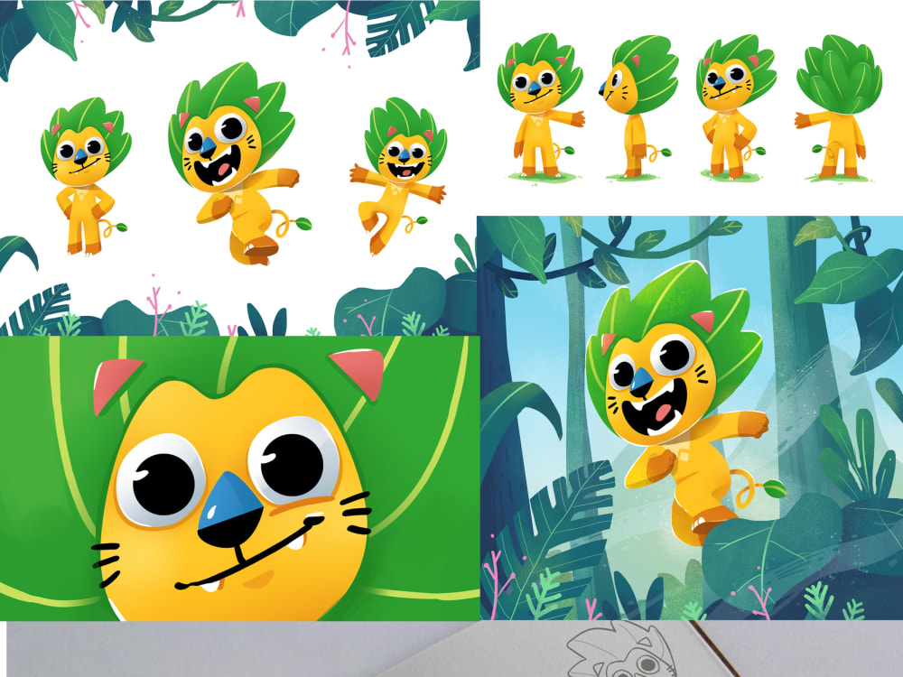 2D Cartoon character/ Animal/ Mascot design | Upwork