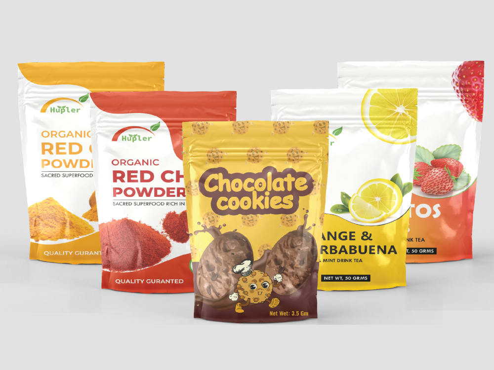 UNIQUE food packaging ( mylar bag/pouch ) design & Mockup | Upwork