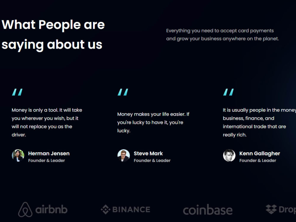 A fully responsive website made with Html, CSS and Javascript | Upwork