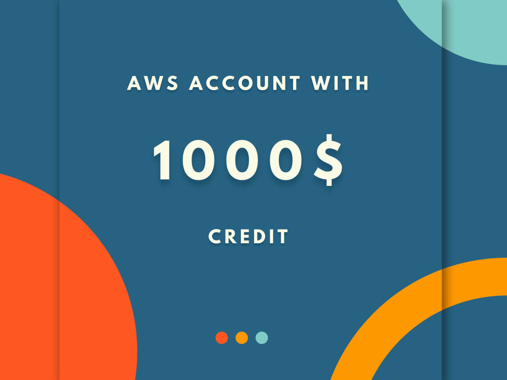 An AWS account with 1000$ credit | Upwork