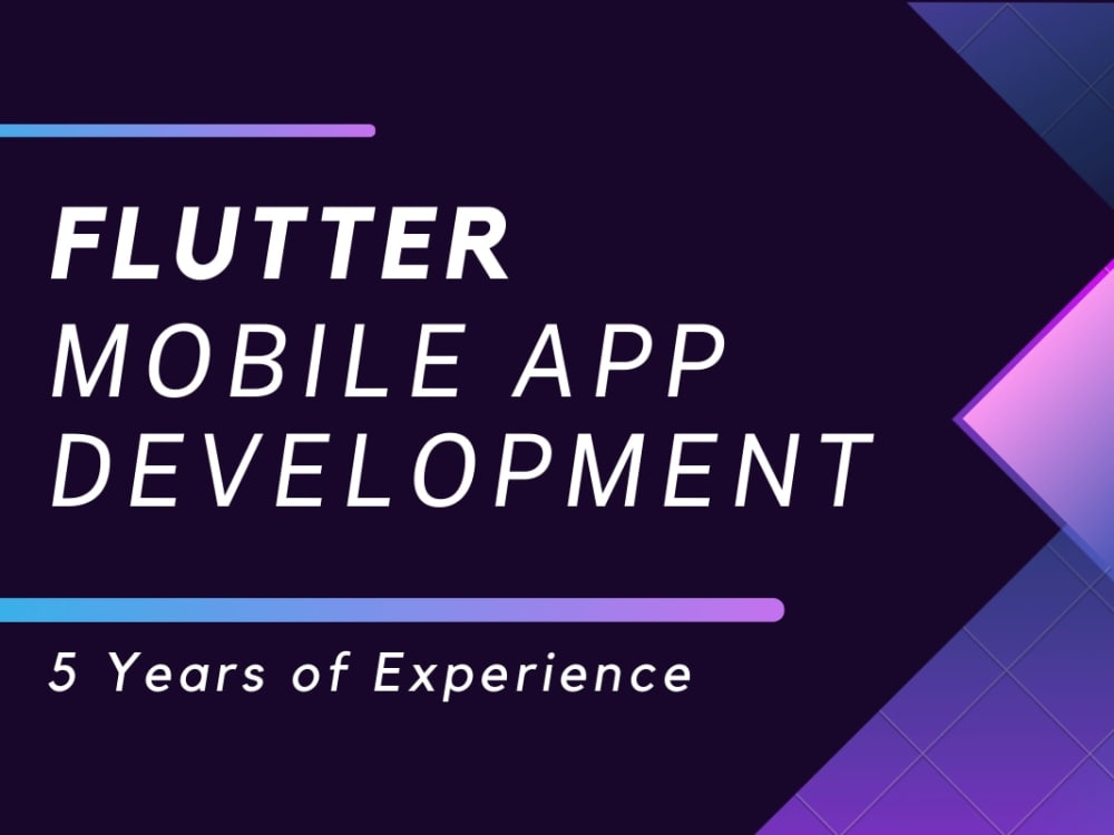 Senior flutter developer for the mobile app, IOS | Android | WepApp ...
