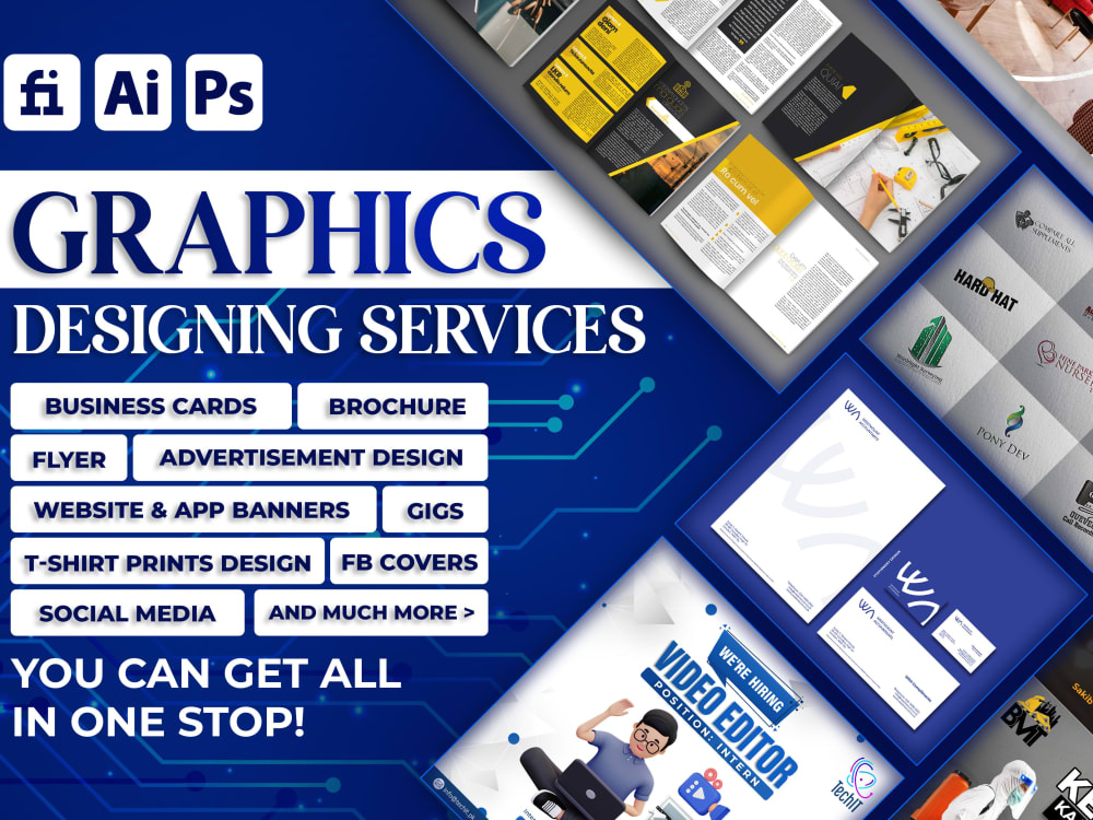 A Graphic Designer for any Professional Graphic design work | Upwork