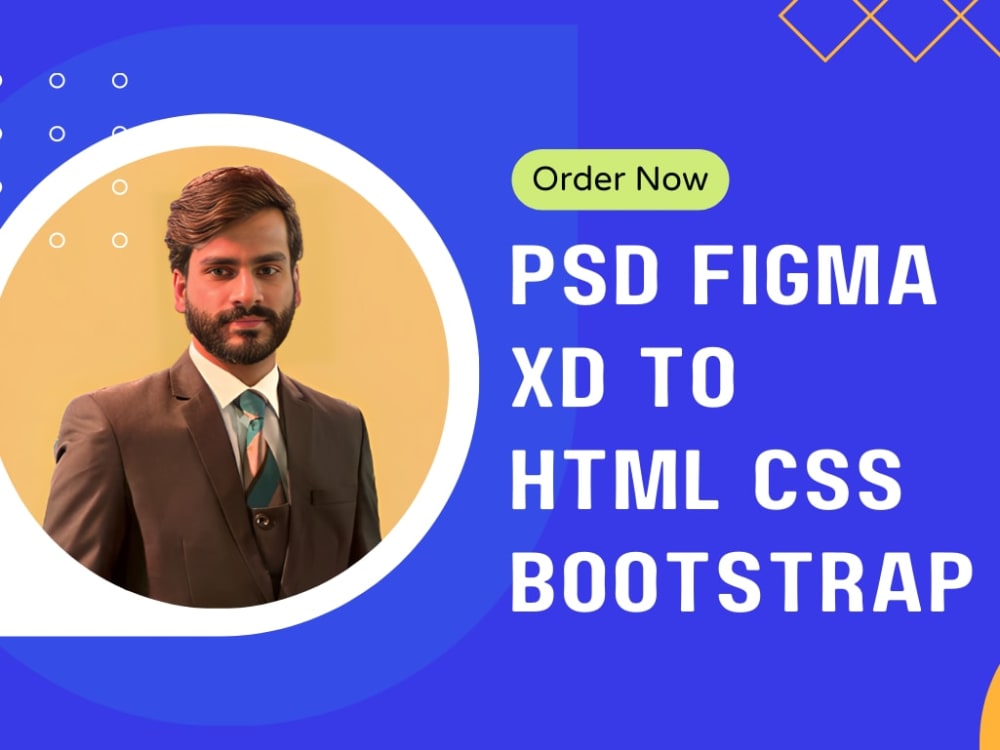 Html Css Javascript Developer Adobepsdxdfigma To Html Css Bootstrap Js Upwork