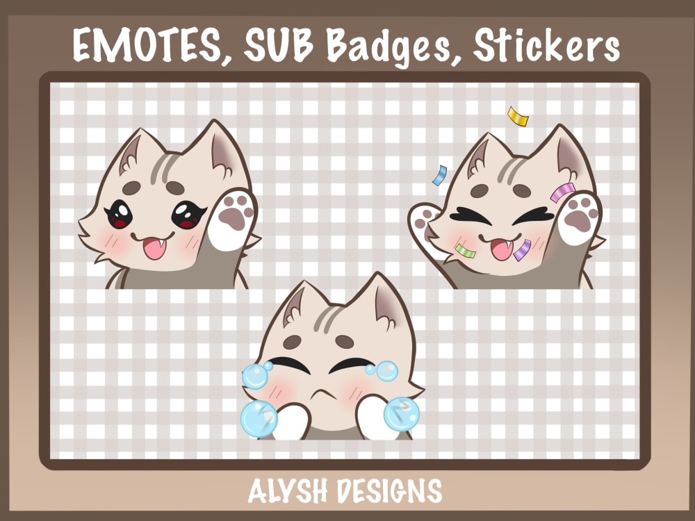 Custom emotes, sub badges, stickers for you | Upwork