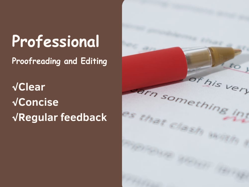 Professional proofreading and editing of your English documents | Upwork