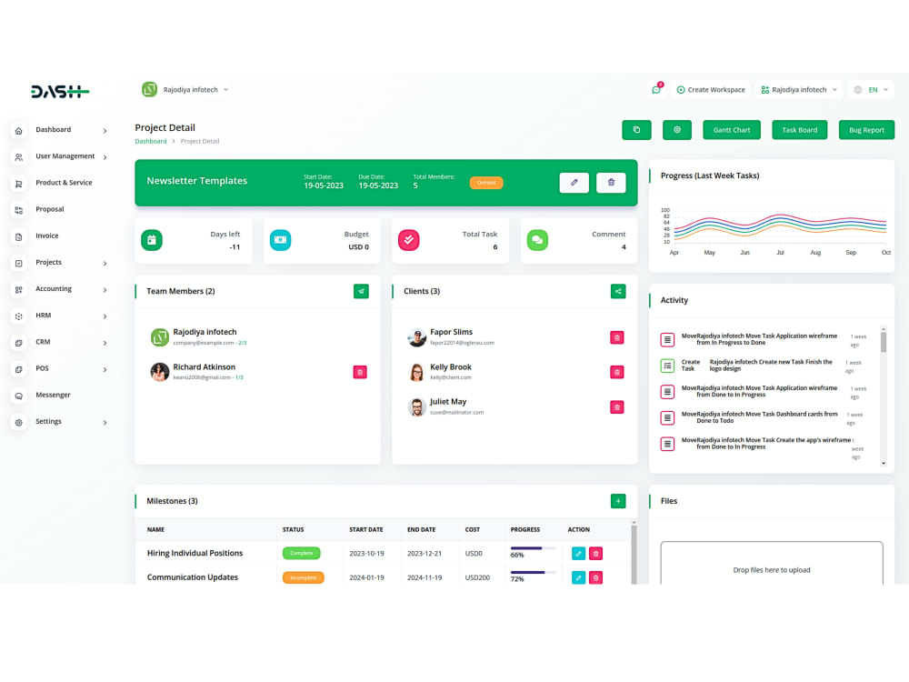 WorkDo Dash SaaS - Open Source ERP with Multi-Workspace | Upwork