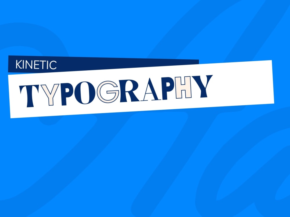 Kinetic typography, motion graphics and animated text in After Effect ...