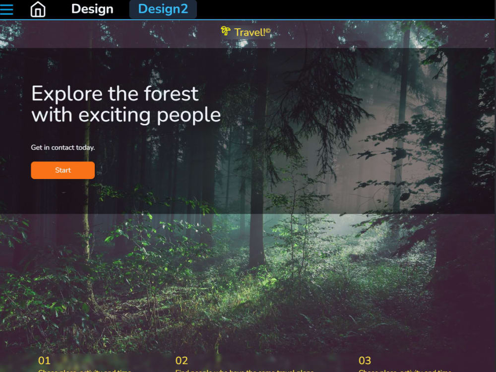 A custom website made with NextJS n TailwindCSS. | Upwork