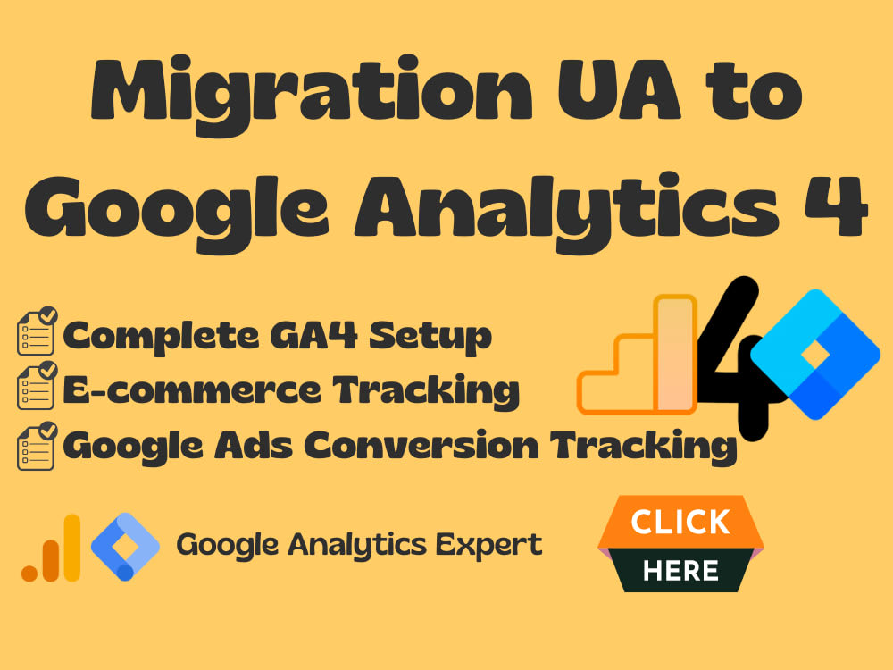 Ga4 migration, setup google analytics 4, ga4 events by GTM with server side | Upwork