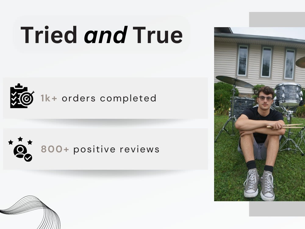 Dynamic modern drums in 48 hours | Upwork