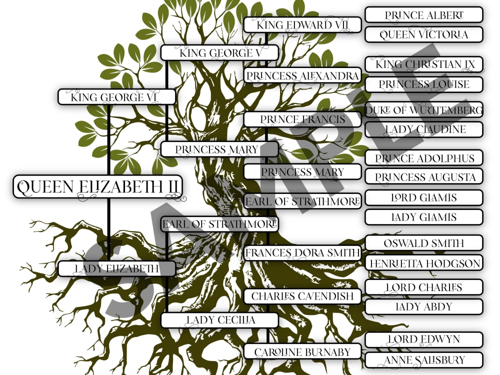 6 hours of research and a 5-generation FAMILY TREE as a pdf doc | Upwork