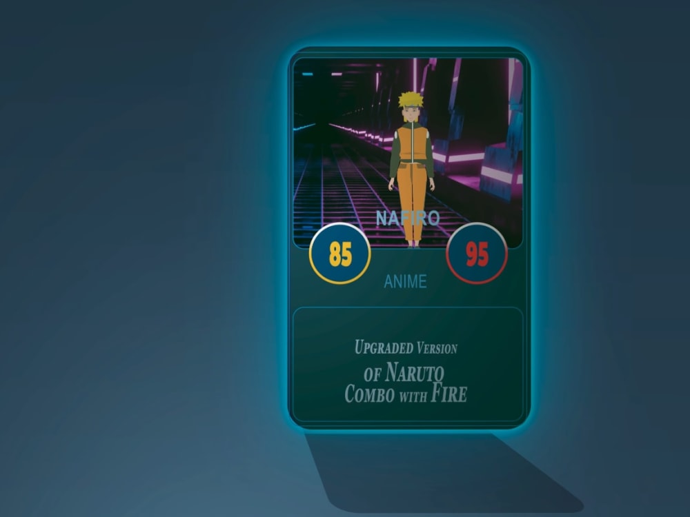 Nft animation, NFT CARd in a perfect loop | Upwork